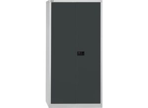 5020073823622 - Aktenschrank Universal E782A04525 Stahl abschließbar 5 OH 914 x 195 x 40 cm schwarz lichtgrau 5020073823622 Bisley