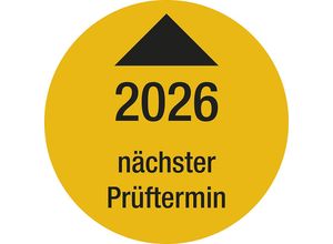 4061466087987 - Nächster Prüftermin Jahreszahl Dokumentenfolie Ø 30 mm VE 10 Stk 2026 gelb kaiserkraft 4061466087987 - Nächster Prüftermin Jahreszahl Dokumentenfolie Ø 30 mm VE 10 Stk 2026 gelb kaiserkraft