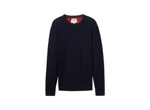 4067672931755 - Regular Fit Strickpullover mit geripptem Rundhalsausschnitt