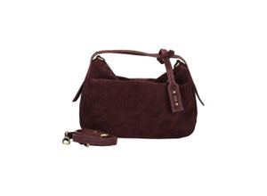 8051572829614 - Henkeltasche NERO GIARDINI Taschen Veloursleder Damen Gr onesize braun (dunkelbraun) Veloursleder Taschen