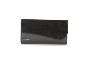 4064216449349 - Clutch PETER KAISER Taschen Veloursleder Damen Gr onesize schwarz Veloursleder Taschen