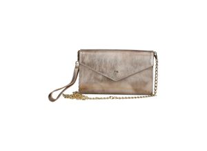 8051572829447 - Clutch NERO GIARDINI Taschen Leder Synthetik Damen Gr onesize gold Leder Lederimitat Taschen