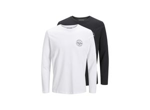 5715214181838 - Jack & Jones Sweatshirt MORE Langarmshirt Doppelpack