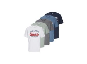 5715677601010 - Jack & Jones T-Shirt LOGO Kurzarmshirt 5er Pack