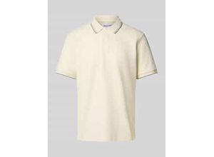 5715724949485 - Regular Fit Poloshirt mit Strukturmuster Modell AUSTIN