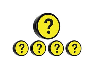 8712752103824 - Rundmagnet QUESTION Ø 35 mm VE 10 Stk gelb kaiserkraft
