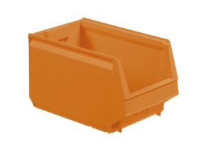 4250686298475 - Sichtlagerkasten aus Polypropylen LxBxH 350 x 206 x 200 mm VE 8 Stück pastellgelb kaiserkraft