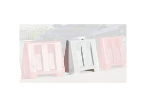 5013573913917 - Fahrbahnteiler Kunststoff LxBxH 1210 x 400 x 810 mm weiß kaiserkraft