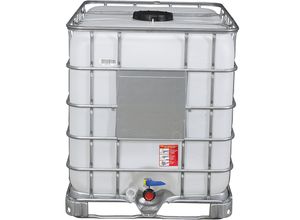 4061753255358 - IBC-Container RECOBULK UN-Zulassung Volumen 1000 l auf Stahlrahmen-Palette NW Öffnung 225 mm   NW Auslauf 50 mm kaiserkraft
