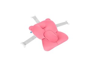 3800171202695 - Kikka boo Badekissen Bär Badehilfe Wannenauflage Baby-Badewannenkissen Clips pink