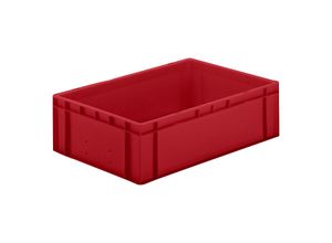 4031022016348 - Euro-Format-Stapelbehälter Wände und Boden geschlossen LxBxH 600 x 400 x 175 mm rot VE 5 Stk kaiserkraft