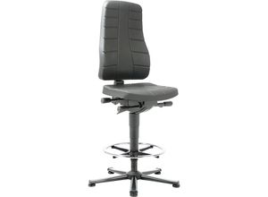 4016849434636 - Certeo - interstuhl Arbeitsdrehstuhl All-In-One Highline Bodengleiter + Fußring - 9641-2000