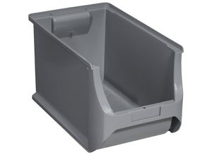 4005187562750 - Sichtlagerkasten aus 100% recyceltem PP LxBxH 205 x 355 x 200 mm VE 8 Stk grau kaiserkraft
