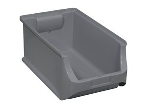 4005187562736 - Sichtlagerkasten aus 100% recyceltem PP LxBxH 355 x 205 x 150 mm VE 12 Stk grau kaiserkraft