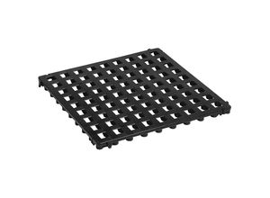 0609613620034 - Kunststoff-Bodenrost Polyethylen 500 x 500 mm Standard VE 20 Stk schwarz kaiserkraft