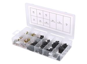 4042146510971 - Sortiment Karosseriemuttern und Schrauben 170 Teile im Kunststoffkoffer KS Tools