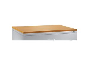 4065714549777 - Abdeckplatte 25 mm stark din A0 BxTxH 1350x960x25 mm Dekor ahorn
