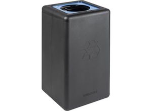 8713631192465 - Brickbin Recyclingkunststoff (HDPE) Abfalleimer 65 L 70 x 35 x 70 cm Schwarz 561674