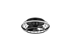 9007371434800 - - led Deckenleuchte leonhard Ø50cm mit Ventilator & Fernbedienung dimmbar