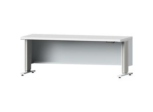 4014641338275 - Elektrisch höhenverstellbare Werkbank Plattentiefe 800 mm Kunststoffschichtplatte Breite 2000 mm ANKE