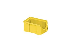 8055520305021 - FUTURA-Sichtlagerkasten aus Polyethylen LxBxH 167 x 104 x 76 mm VE 42 Stk gelb kaiserkraft