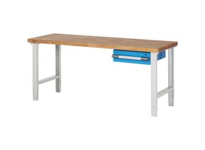 4061753037091 - eurokraft pro Werkbank Baukastensystem Serie 7000 1 Hängeschublade BxT 2000 x 700 mm