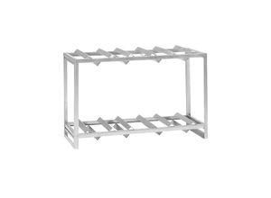 4061753035707 - eurokraft pro Fassregal für 2 x 200-l- oder 3 x 60-l-Fässer HxBxT 850 x 1350 x 500 mm