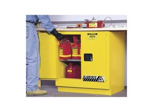 0697841113084 - FM-Sicherheitsschrank Undercounter Sure-Grip® EX für entzündbare Flüssigkeiten bis 83 Liter manuell schließende Türen gelb
