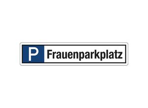 4061466019957 - Parkplatzkennzeichen Aluminium P   Frauenparkplatz LxH 520 x 110 mm kaiserkraft