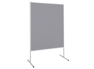 4002390047043 - Moderationstafel Standard 636 33 82 120x150cm Filz + Filz (beidseitig) pinnbar grau + grau 4002390047043 Maul