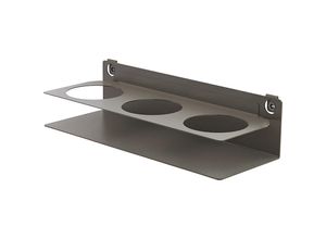 4021177217905 - Edelstahl-Dosenhalter für Edelstahl-Lochwand LxBxH 280 x 105 x 70 mm kaiserkraft