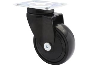 4001073449020 - Möbelrolle 3C-Serie Radbreite 25 mm VE 4 Stk Ø 75 mm Lenkrolle Wagner