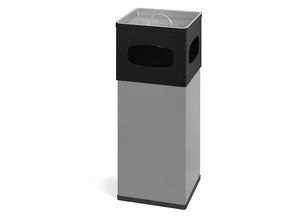 8713631043170 - Kombiascher Aluminium Volumen 50 l BxHxT 300 x 820 x 300 mm silber   schwarz kaiserkraft