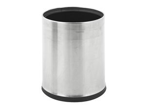 8713631650125 - Papierkorb Edelstahl rund Volumen 10 l HxØ 270 x 225 mm feuerfest kaiserkraft