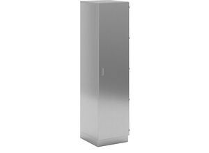 4021177029751 - Reinraum-Hochschrank aus Edelstahl 1 Flügeltür Breite 500 mm kaiserkraft