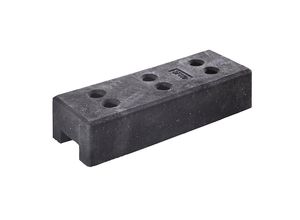 4061753044075 - Zaunfuß aus Kunststoff für Mobilzaun LxBxH 700 x 250 x 160 mm Schake