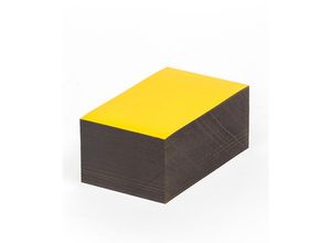 4250870300472 - Magnet-Lagerschilder gelb HxB 50 x 100 mm VE 100 Stk kaiserkraft
