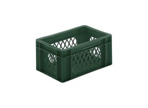 4031022090010 - Euro-Format-Stapelbehälter Wände durchbrochen Boden geschlossen LxBxH 300 x 200 x 145 mm grün VE 5 Stk kaiserkraft