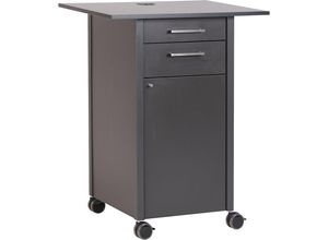 4050558003158 - Service- und Kaffeestation mit 1 Tür und 2 Schubladen LxBxH 800 x 600 x 1015 mm kaiserkraft