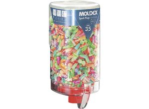 4019444003382 - MOLDEX Gehörschutzstation inklusive Stöpsel SparkPlugs® bunt SNR 35 dB inklusive 500 Paar Spark Plugs®