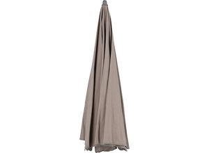 4021224509441 - Sonnenschirm rundes Design Ø 2000 mm Gestell anthrazit taupe kaiserkraft