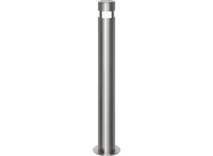 4050576174038 - Edelstahl-Sperrpfosten Ø 102 mm mit Solar-Leuchtkopf zum Aufdübeln feststehend kaiserkraft