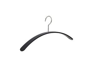 4004419039060 - Design-Kleiderbügel CURVE Acryl VE 4 Stk schwarz kaiserkraft