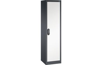 4064615185084 - ACURADO Universalschrank BxT 500 x 500 mm schwarzgrau   reinweiß C+P