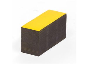 4250870300427 - Magnet-Lagerschilder gelb HxB 30 x 80 mm VE 100 Stk kaiserkraft