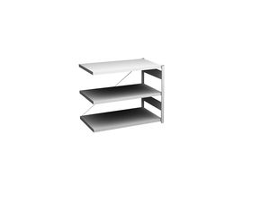 4250623775069 - Sideboard-Steckregal lichtgrau Höhe 825 mm 3 Böden Anbauregal Bodentiefe 600 mm Fachlast 140 kg hofe