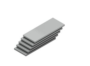 4250623750431 - Fachboden Breite 1000 mm VE 5 Stk Tiefe 400 mm Traglast 350 kg verzinkt hofe