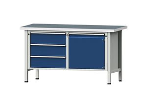4014641043070 - Werkbank Gestellbauweise Serie V 3 Schubladen Tür 540 mm Universalplatte Teilauszug ANKE