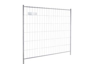 4061753042071 - Bauzaun Wandelement Breite 2200 mm Höhe 2000 mm Schake