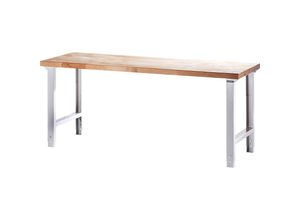 4061753038500 - eurokraft pro Werkbank Baukastensystem Serie 7000 ohne Unterbau BxT 2000 x 700 mm